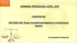 Crpc sec 159 | PPTX | Law