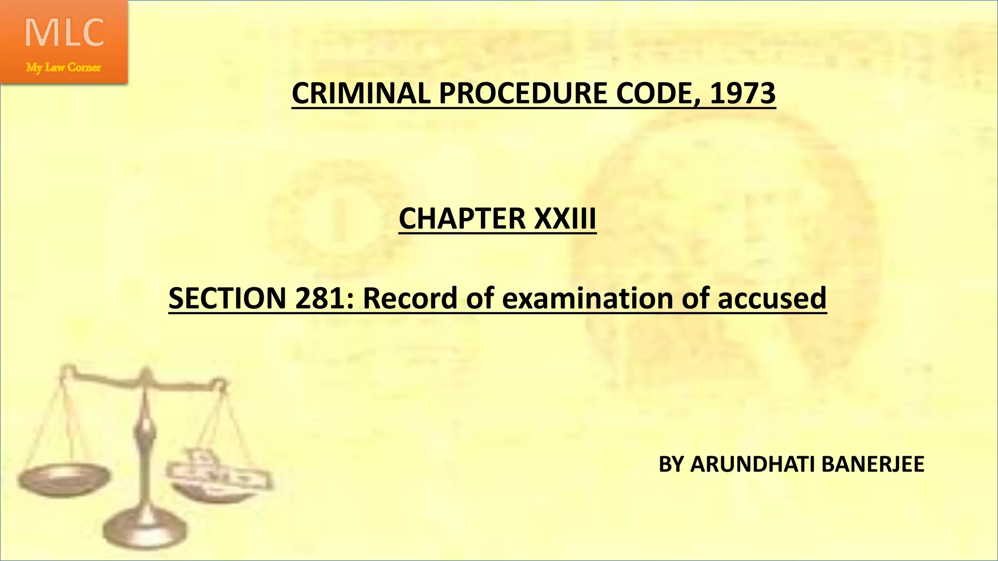 Crpc sec 281 | PPT