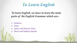 Introduction : Sentences | PPTX