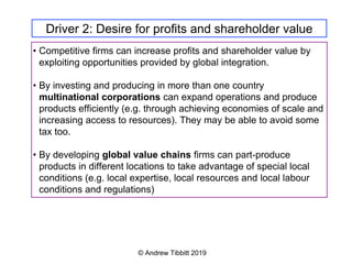 Globalisation - Gains, Drivers and Enablers | PPTX