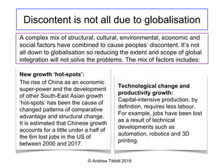 Globalisation - Opposition to global integration | PPTX