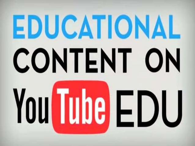 Youtube in education | PPTX