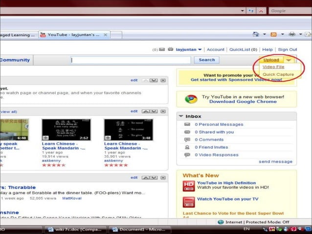 Youtube Instructions updated | PPT