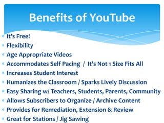 YouTube in the Classroom | PPTX