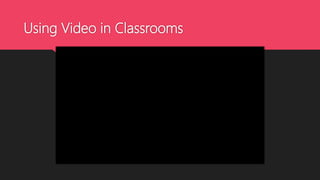 Youtube in the classroom | PPTX | Video Production | Content Production