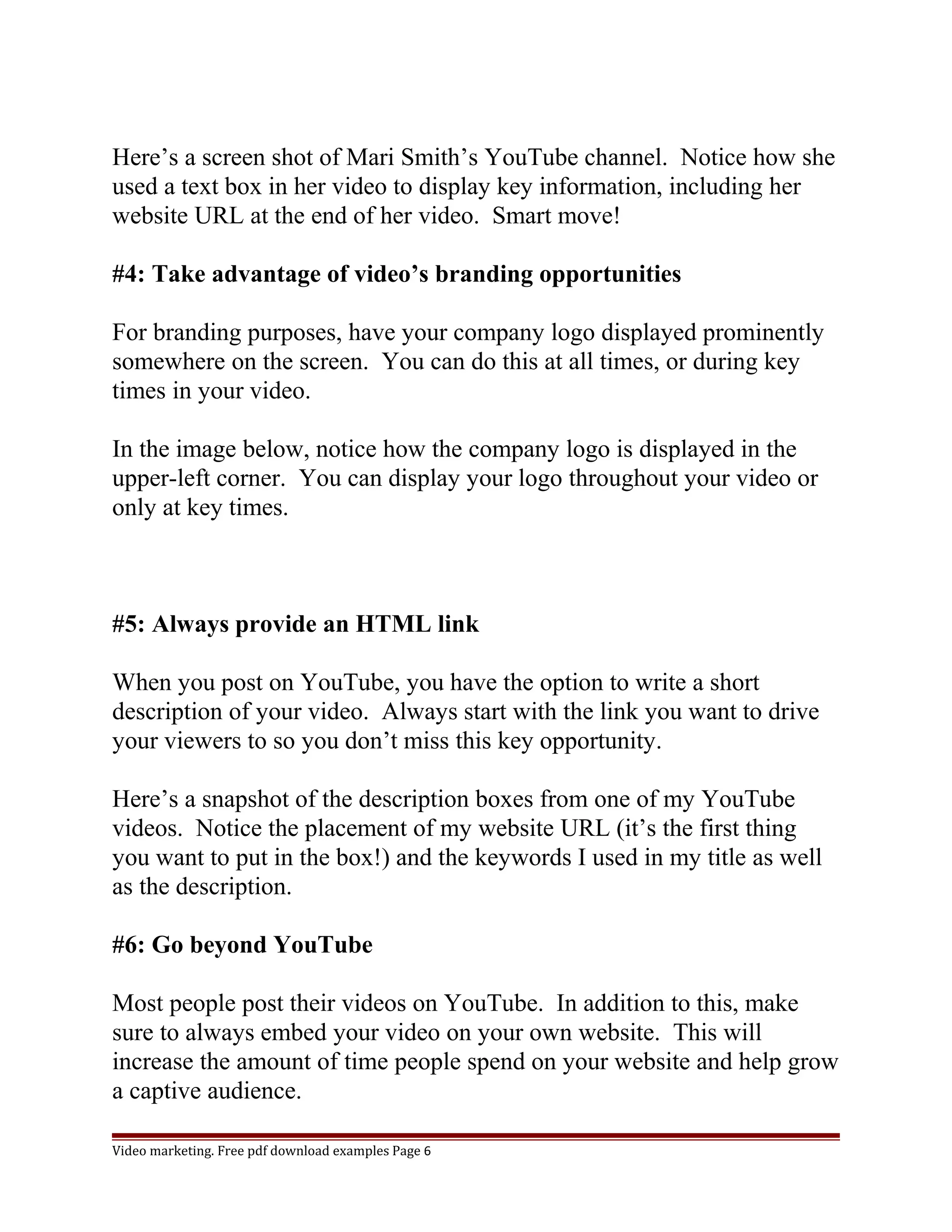 Youtube marketing disadvantages | DOC