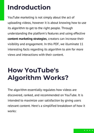 11 Algorithm Tips to Boost Your YouTube Marketing Strategy | PDF