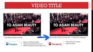 YouTube Optimization Basic by donath | PDF