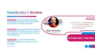 TubeBuddy | PPT