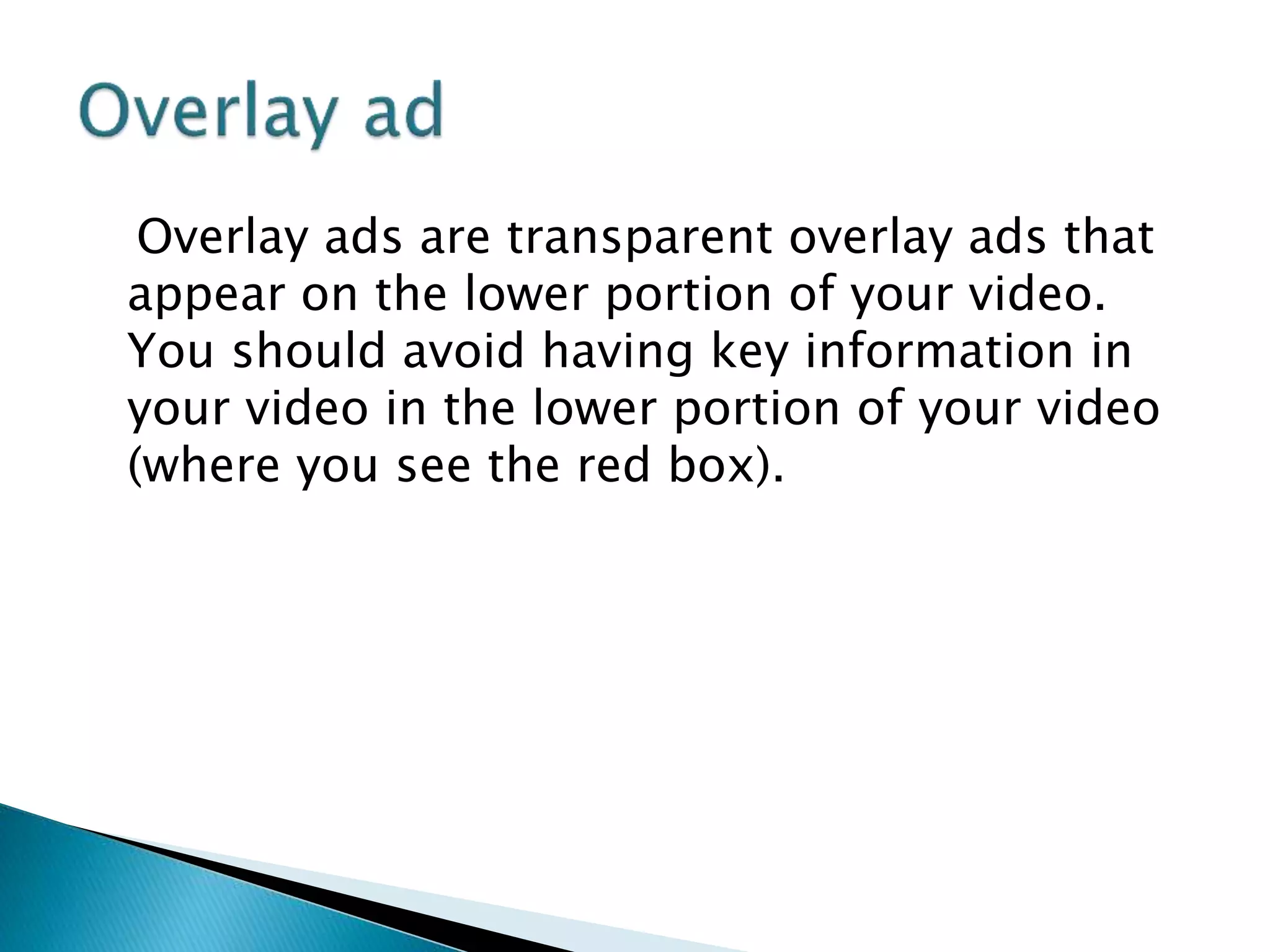 Youtube Paid Ads, Display Advertising | PPTX