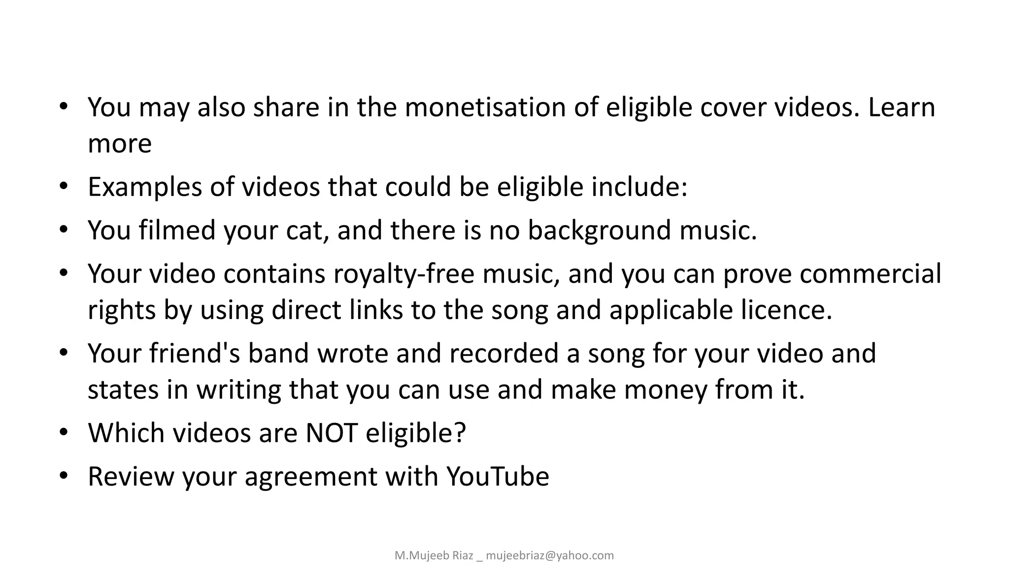 YouTube Policies and Monetization Guidelines | Community Guidelines | | PPT