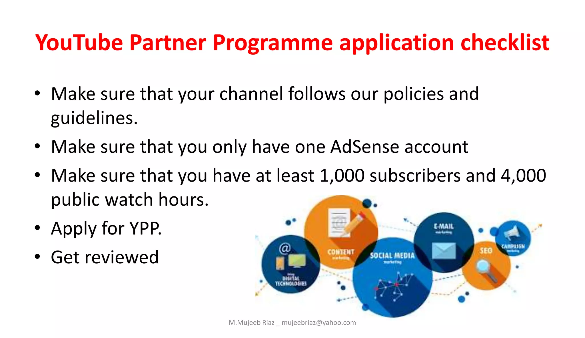 YouTube Policies and Monetization Guidelines | Community Guidelines | | PPT