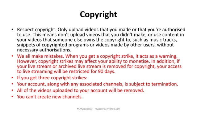 YouTube Policies and Monetization Guidelines | Community Guidelines | | PPT