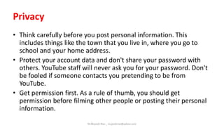 YouTube Policies and Monetization Guidelines | Community Guidelines | | PPT