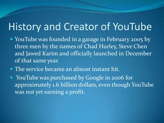 Youtube Powerpoint | PPT