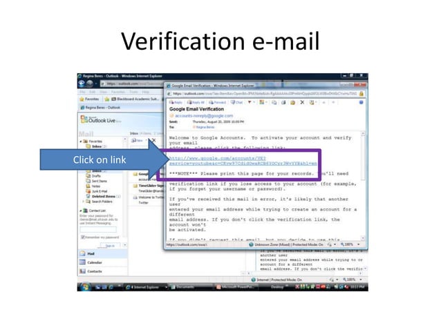 Youtube Powerpoint Regina Beres | PPTX