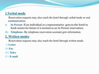 Hotel Reservation | PPTX