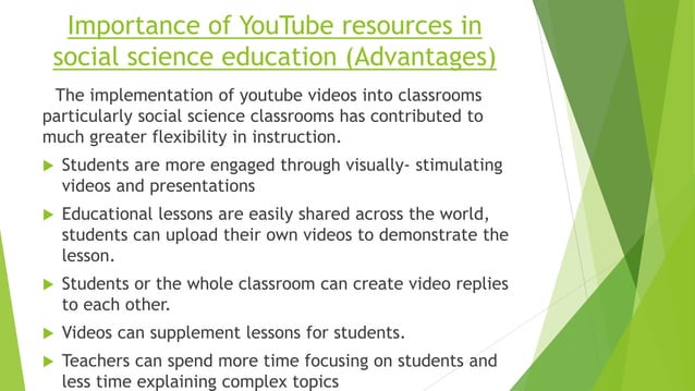 You tube resources & animation | PPT