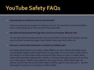 YouTube Safety | PPTX