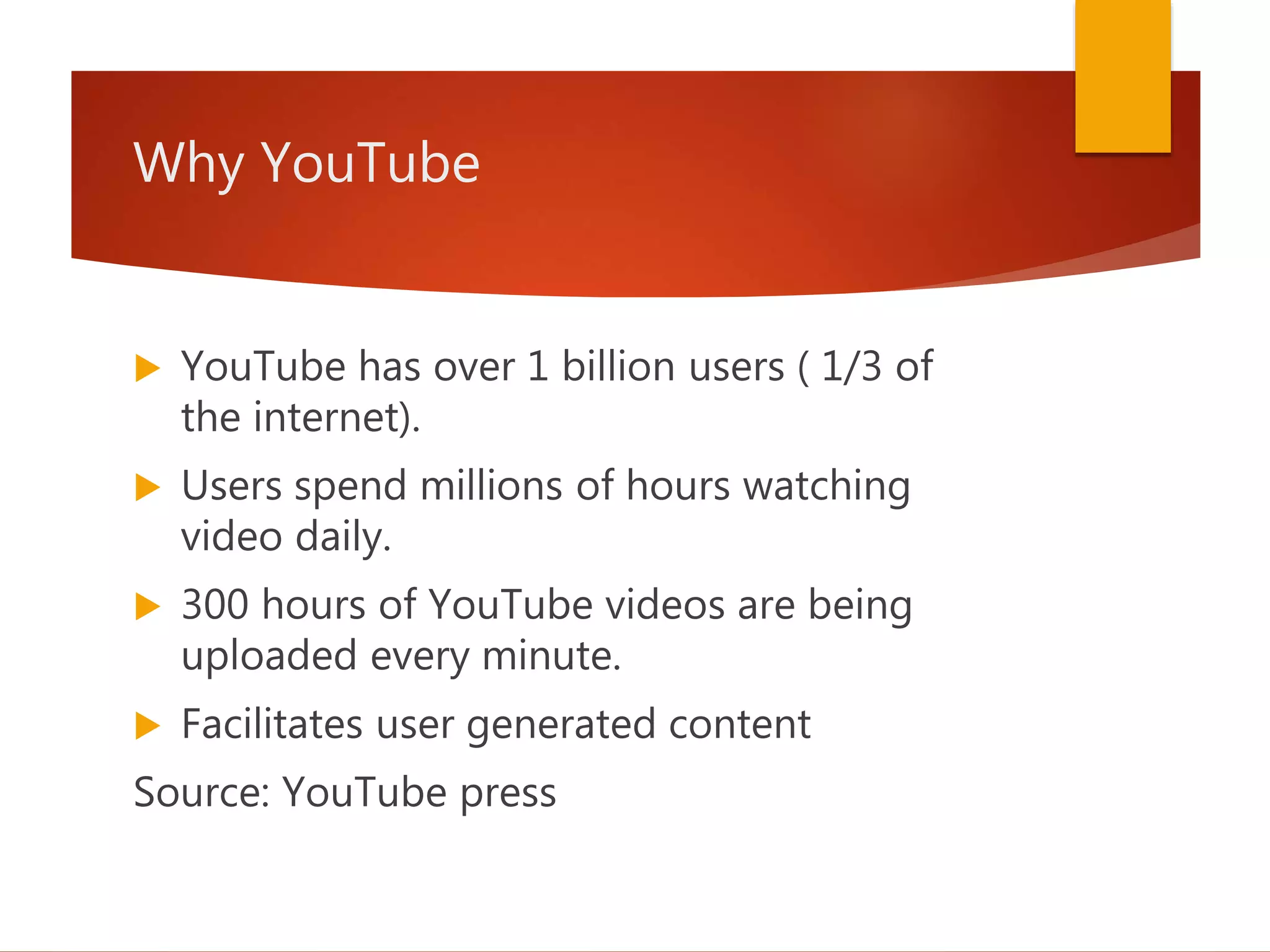 Youtube as an effective marketing tool | PPT