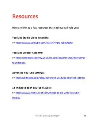 Youtube studio complete study | PDF