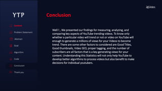 Youtube Trending Prediction | PPTX