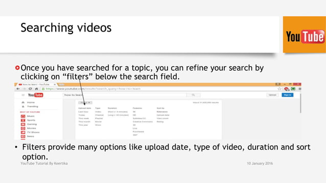 Youtube tutorial | PPT