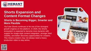 YouTube in 2026: The New Era of AI, Commerce & Content | PDF