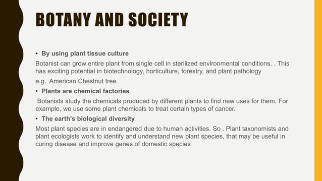 What is Botany? | PPT
