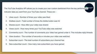 Youtube video analysis | PPTX