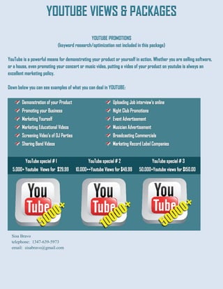 Youtube views package | PDF