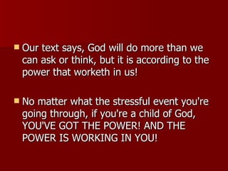 You’Ve Got The Power | PPT