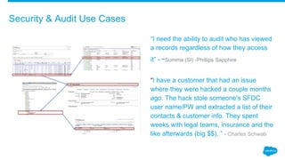 You've Changed: Field Audit Trails and the Salesforce Time Machine | PDF