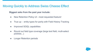 You've Changed: Field Audit Trails and the Salesforce Time Machine | PDF