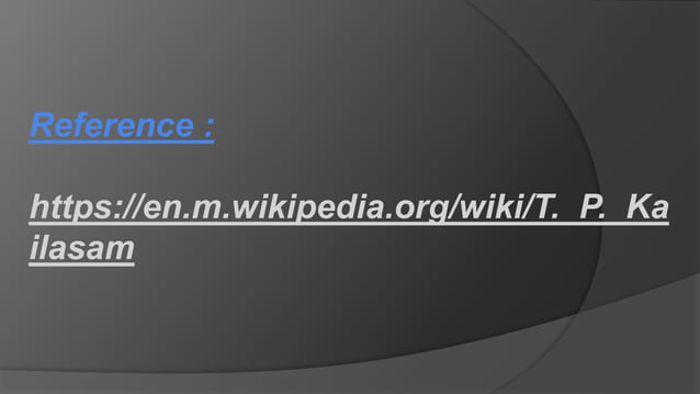 The Purpose : T. P. Kailasam | PPTX | Hinduism | Religion & Spirituality