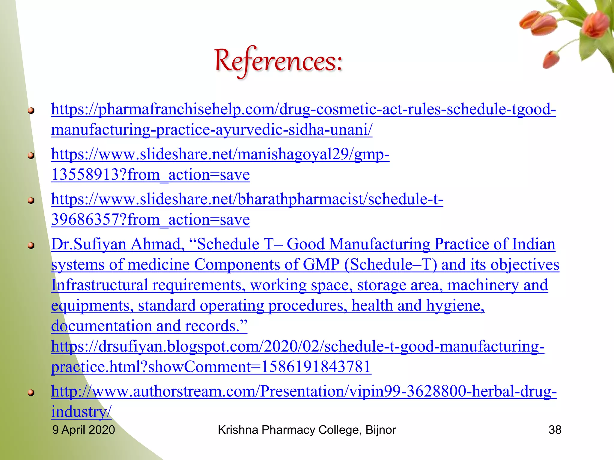 Schedule t -gmp_(unit-5) | PPT