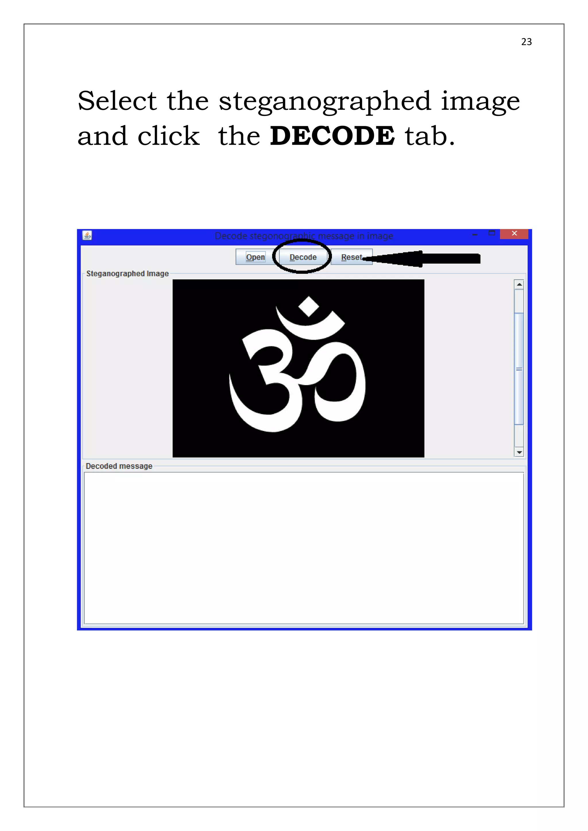 IMAGE STEGANOGRAPHY JAVA PROJECT SYNOPSIS | PDF