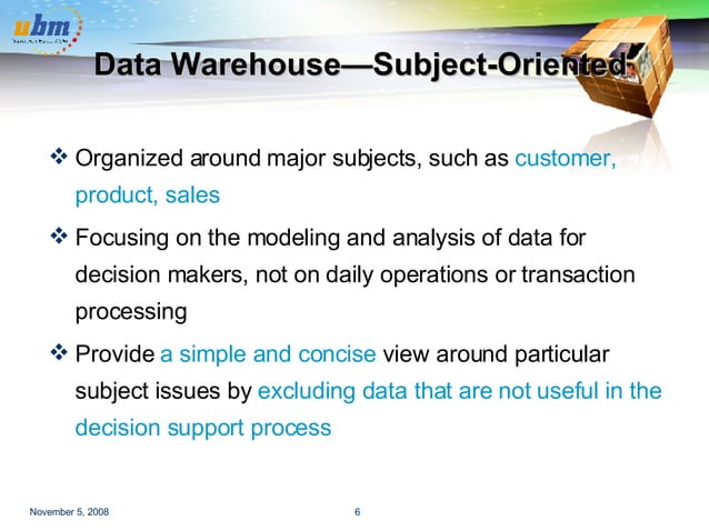 Data Warehousing and Data Mining | PPT | Databases | Computer Software and Applications