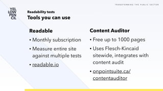 Metrics for Readability and Why they Matter | PPT