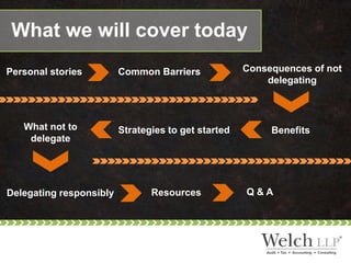 Mastering the Art of Delegation | PPTX