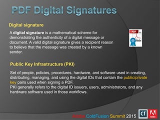 Workflows and Digital Signatures | PPT