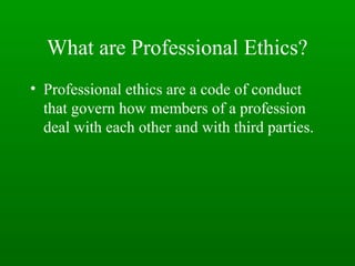 Professional ethics in_computing | PPT