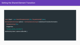 Shared Element Transitions | PPTX