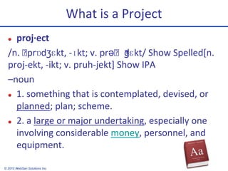 Project Management | PPTX