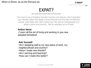 Y-PATH: How to become an NRI in 10 stages? By Xavier Augustin, CEO, Y ...