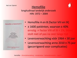 Hemofilie patiënten: Zélf en samen…!? | PPT | Blood Disorders | Diseases and Conditions