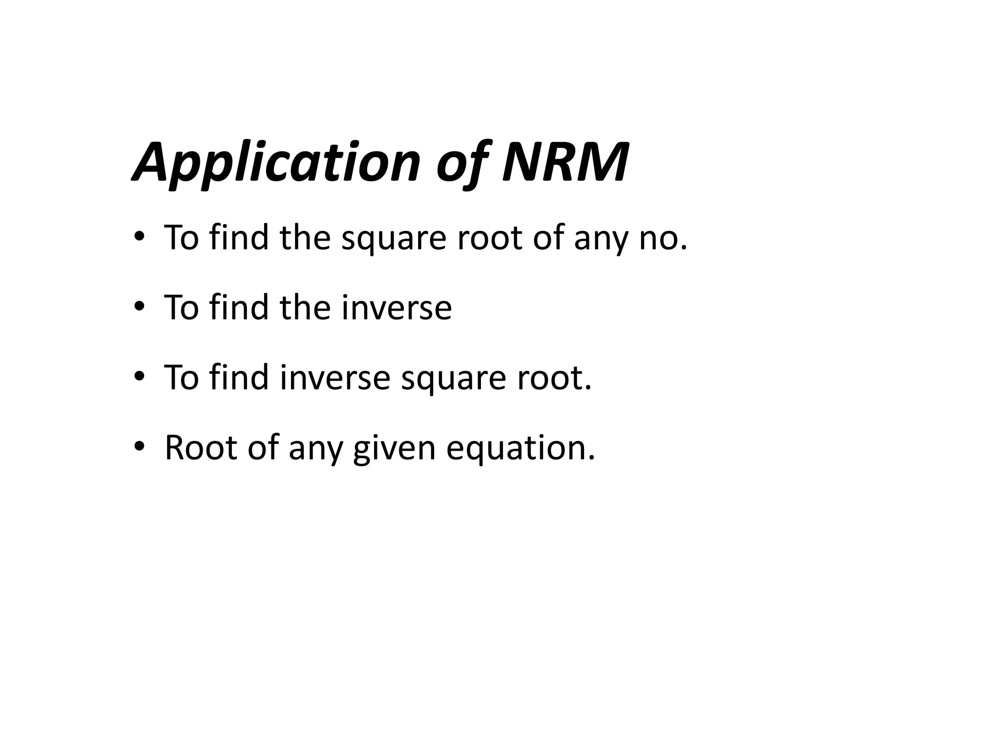 newton raphson method | PPTX