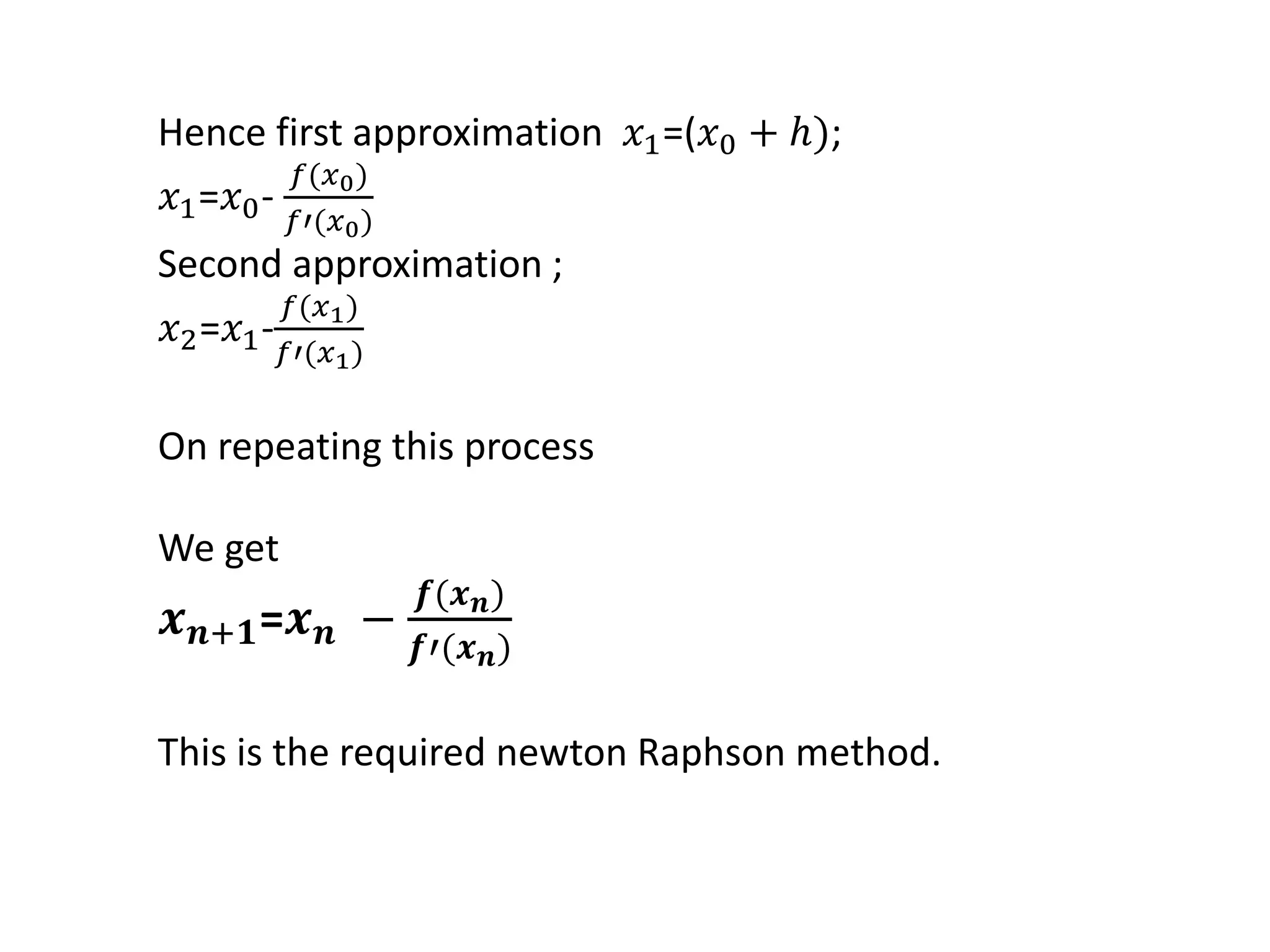 newton raphson method | PPTX