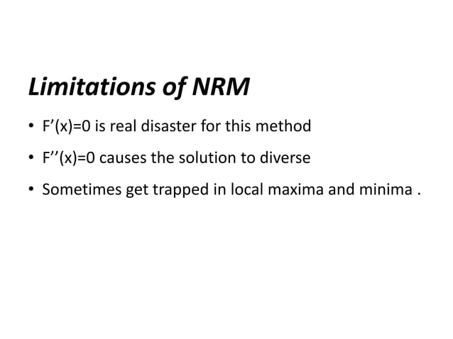 newton raphson method | PPTX | Physics | Science