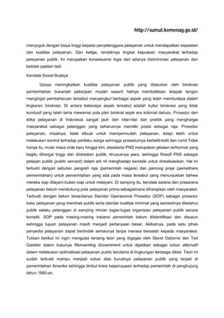 reinventing government dalam pemikiran David Osborne & Ted Gaebler | PDF